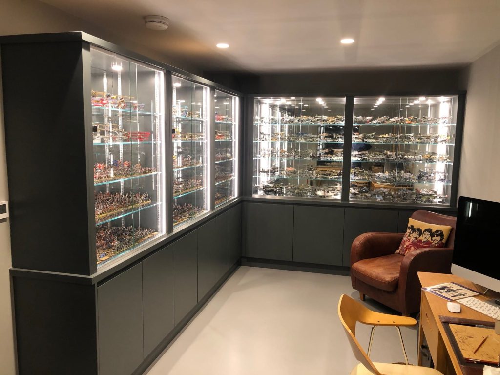 Bespoke Display Cabinet for Home Study - John F White Ltd - Skilled ...