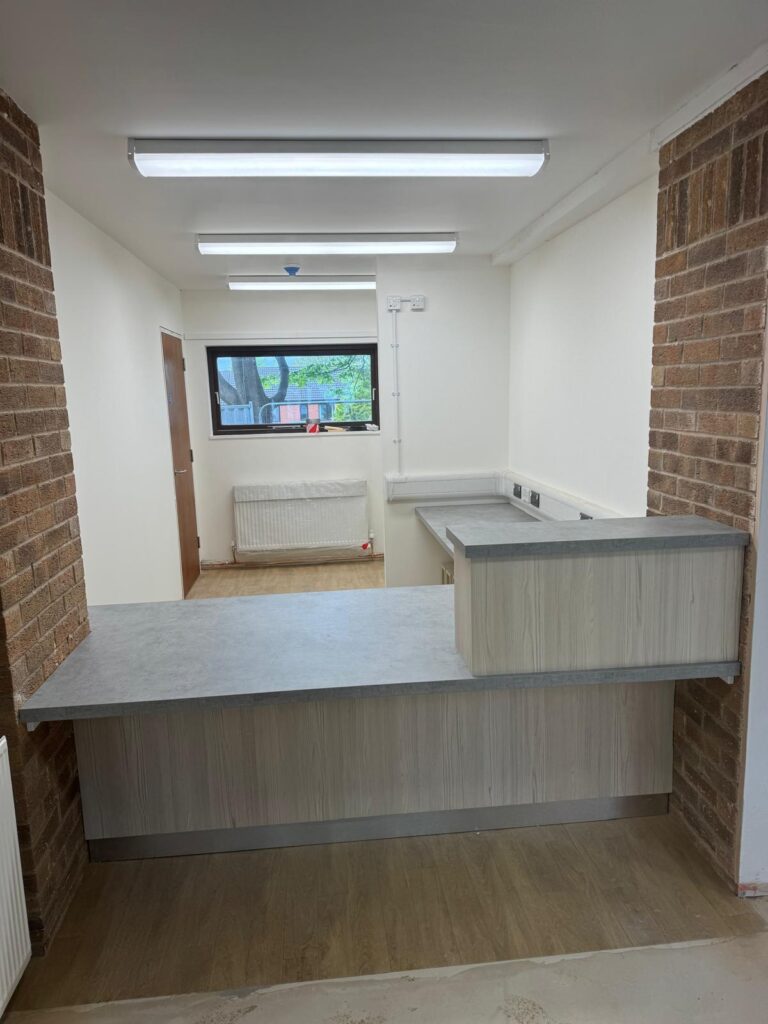 Bespoke Reception Desk - Design, Manufacturing and Installation NHS ...